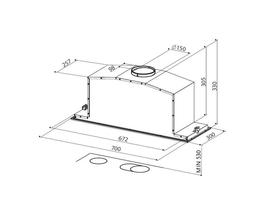 Faber INCA LUX 2.0 EV8 X A70 | Elektrospecialista.cz